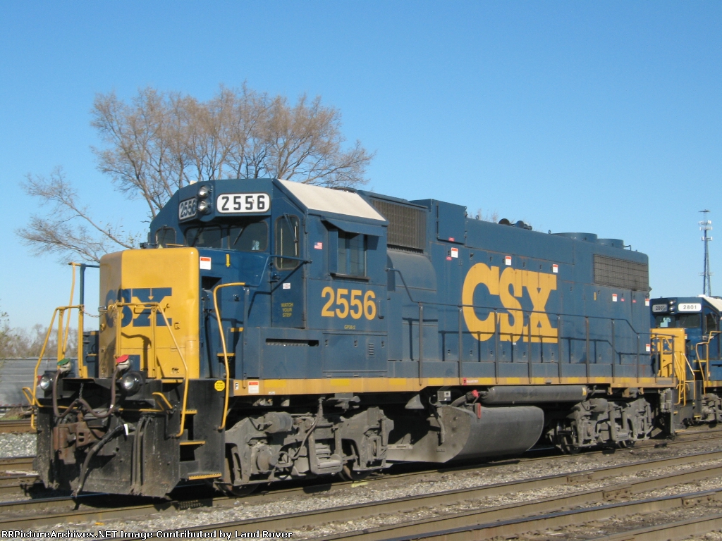 CSXT 2556 GP 38-2 At New River Yard
